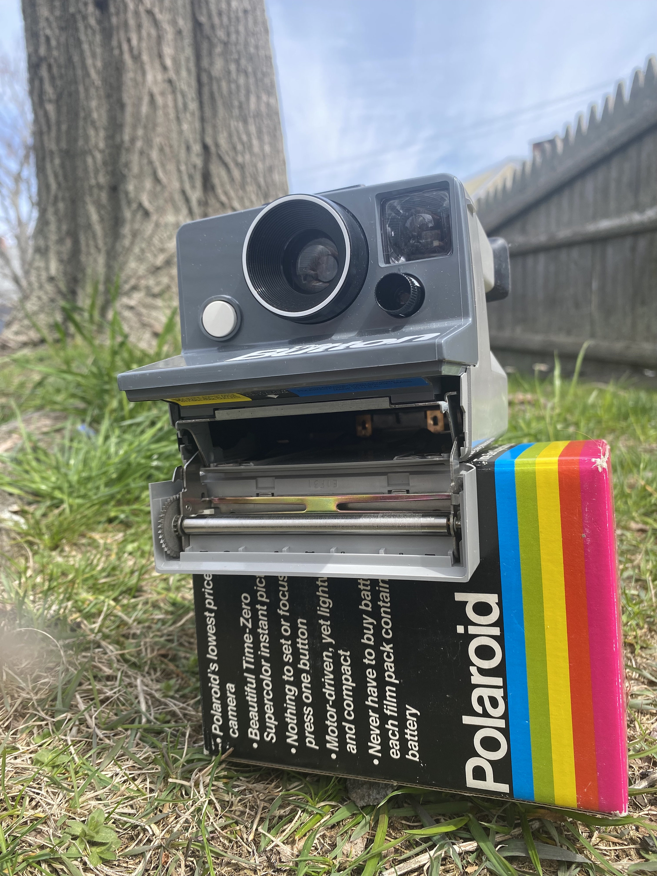 Vintage Polaroid Button Camera in Box With Instructions - Etsy