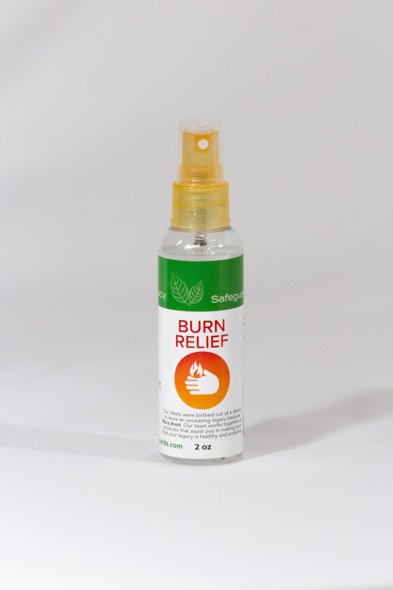 Natural Burn Relief Spray (kitchen & Shop) - Etsy
