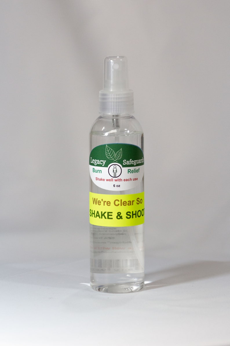 Natural Burn Relief Spray kitchen & Shop - Etsy