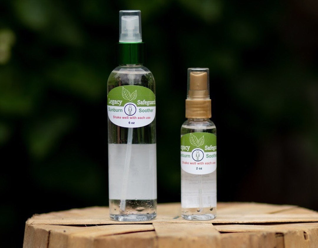 Natural Sunburn Soother Spray - Etsy