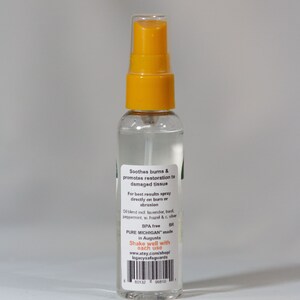 Natural Burn Relief Spray kitchen & Shop - Etsy