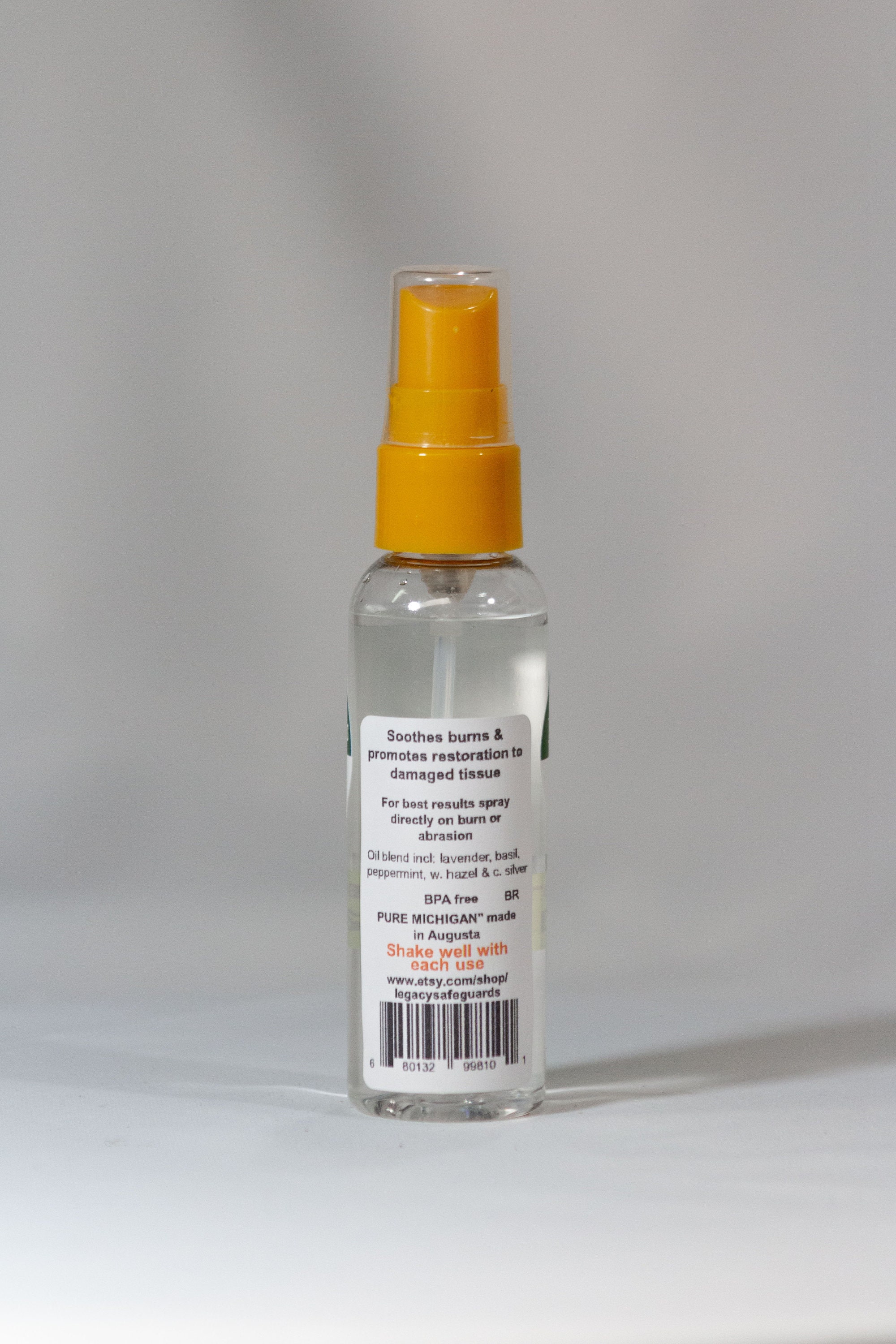 Natural Burn Relief Spray kitchen & Shop - Etsy