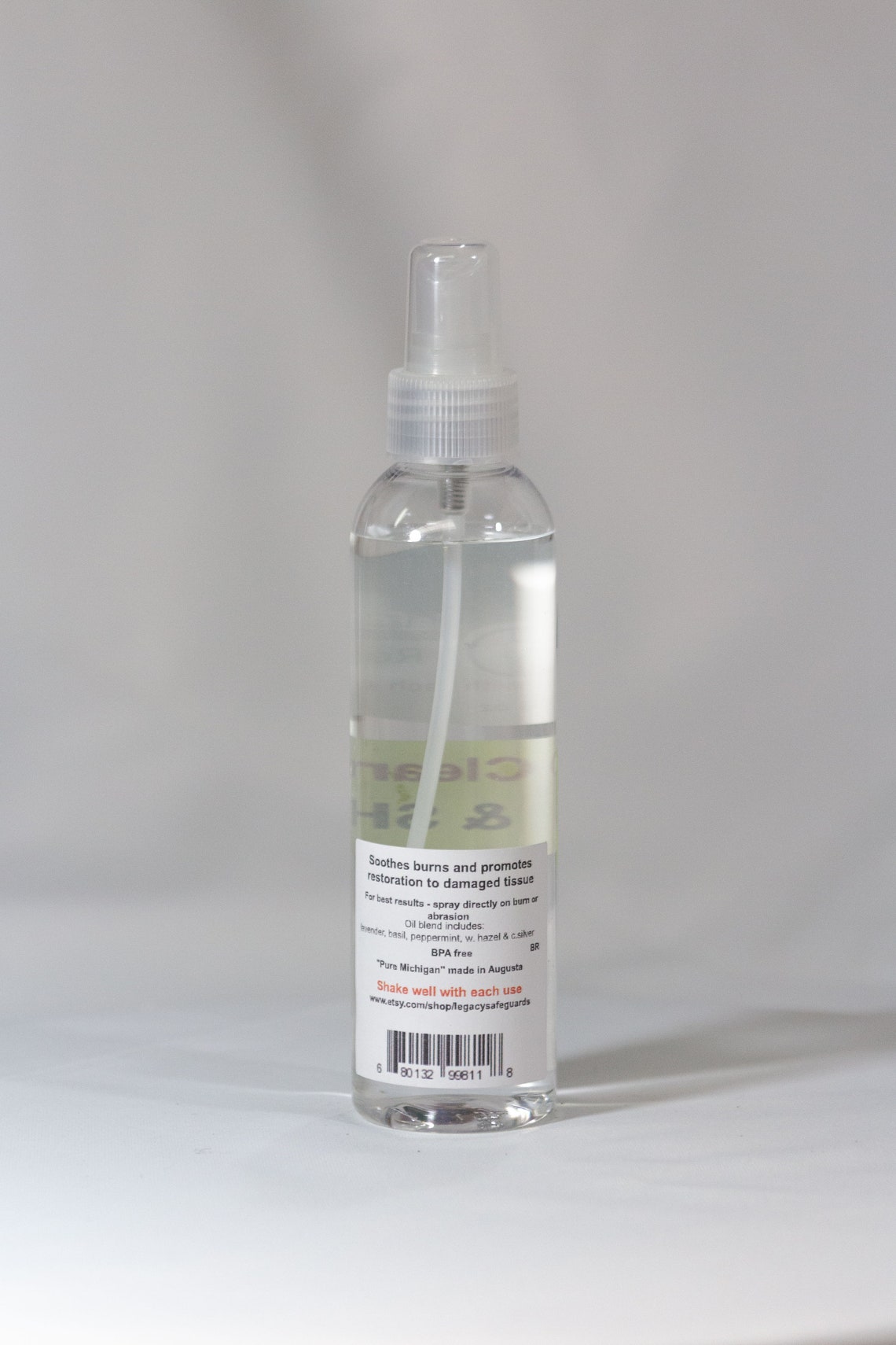 Natural Burn Relief Spray kitchen & Shop - Etsy