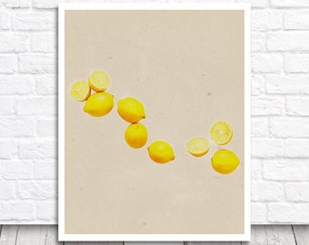 Lemon printable | Etsy