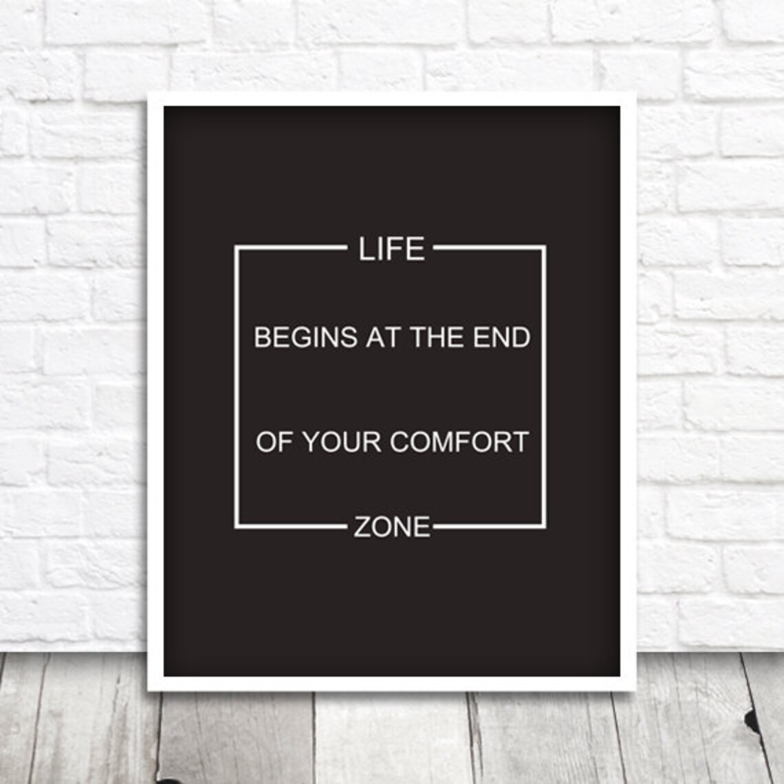 Minimalist Quote Print Minimalist Print Motivational Quote | Etsy