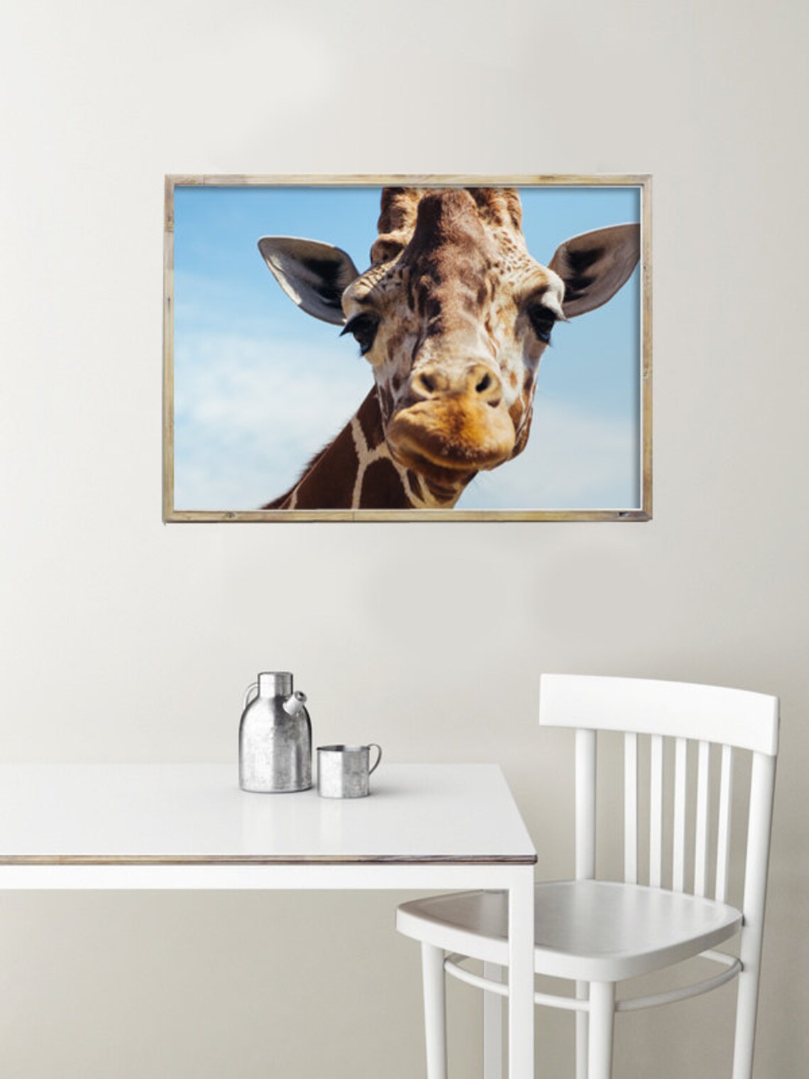 Giraffe Photo Print Giraffe Portrait Giraffe Print Animal - Etsy