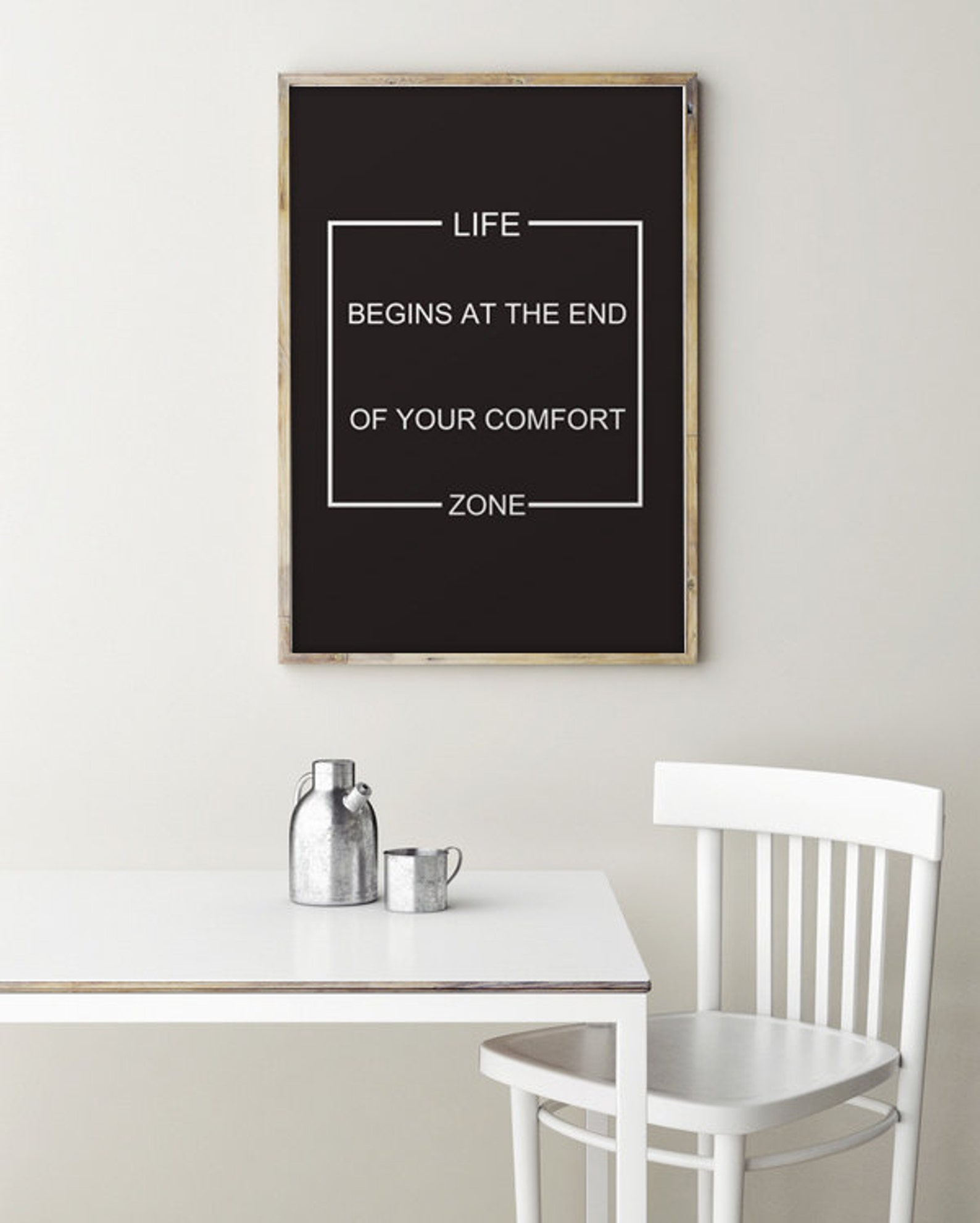 Minimalist Quote Print Minimalist Print Motivational Quote | Etsy