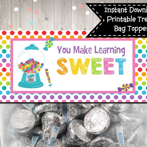 Teacher Appreciation Year End You Make Learning Sweet Treat | Etsy