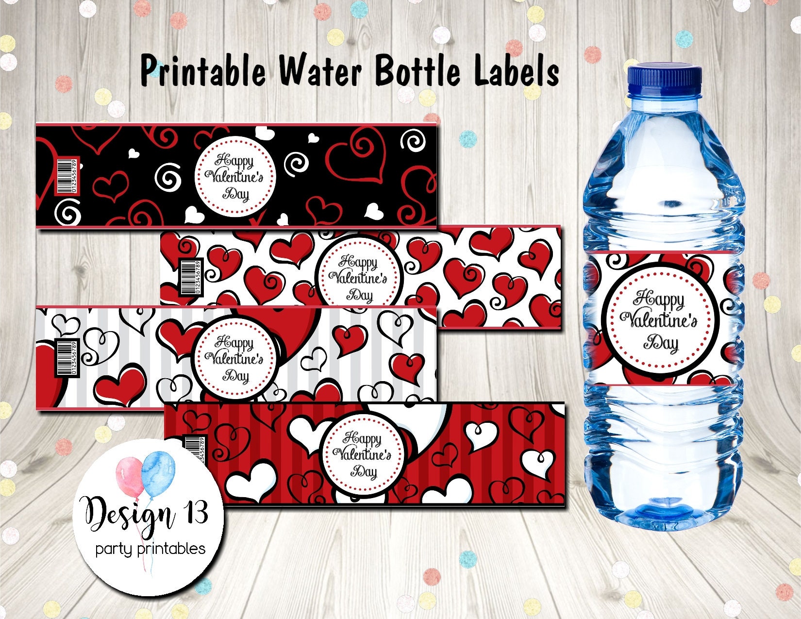 Labels Paper Stickers, Labels & Tags Valentine Party Decorations ...