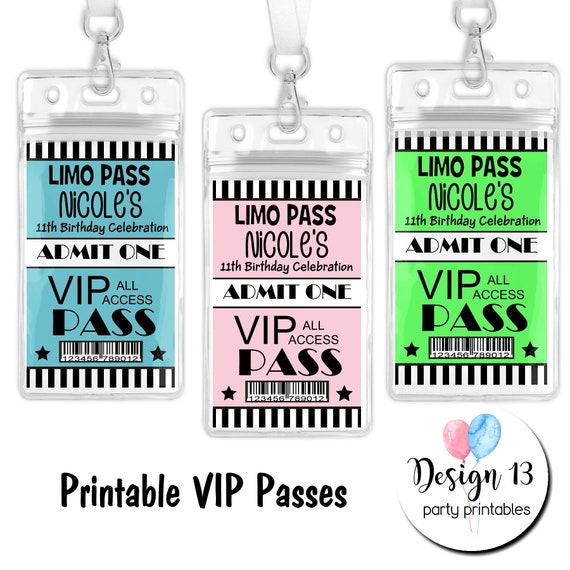 Vip Backstage Pass