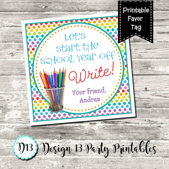 Items similar to Let's Start The School Year Off Write Back To School ...
