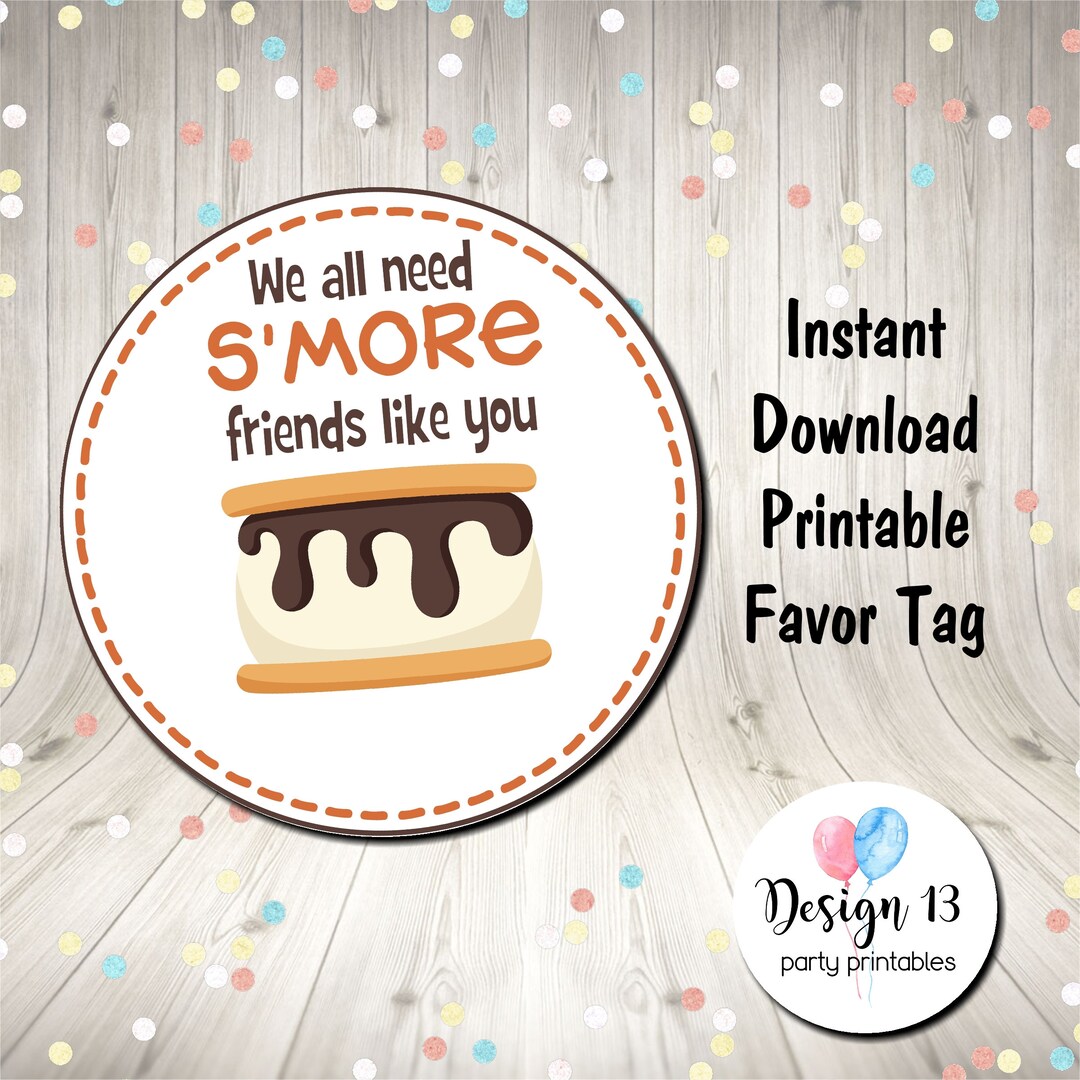 We All Need More Friends Like You Favor Tag Square Tag Digital ...