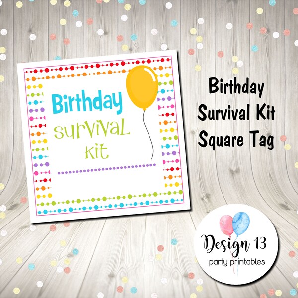 50th Birthday Survival Kit - Etsy