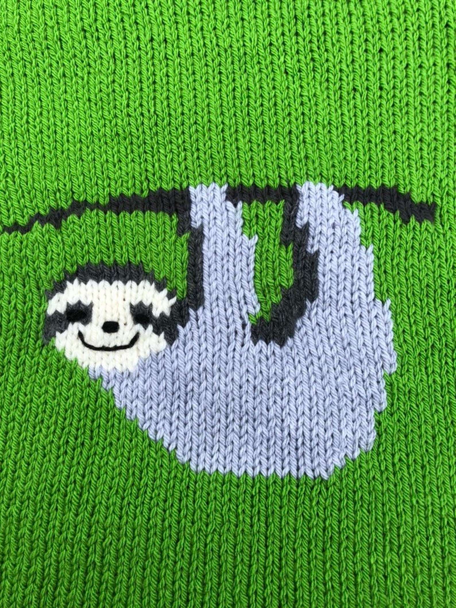 Sloth Baby Blanket Knitting Pattern Chunky/bulky Weight Yarn - Etsy