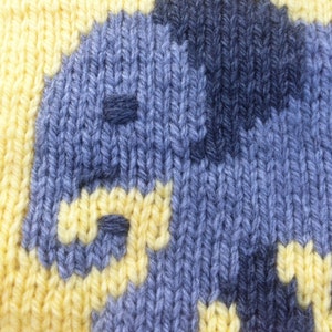 Elephant Baby Blanket, Knitting Pattern - Etsy