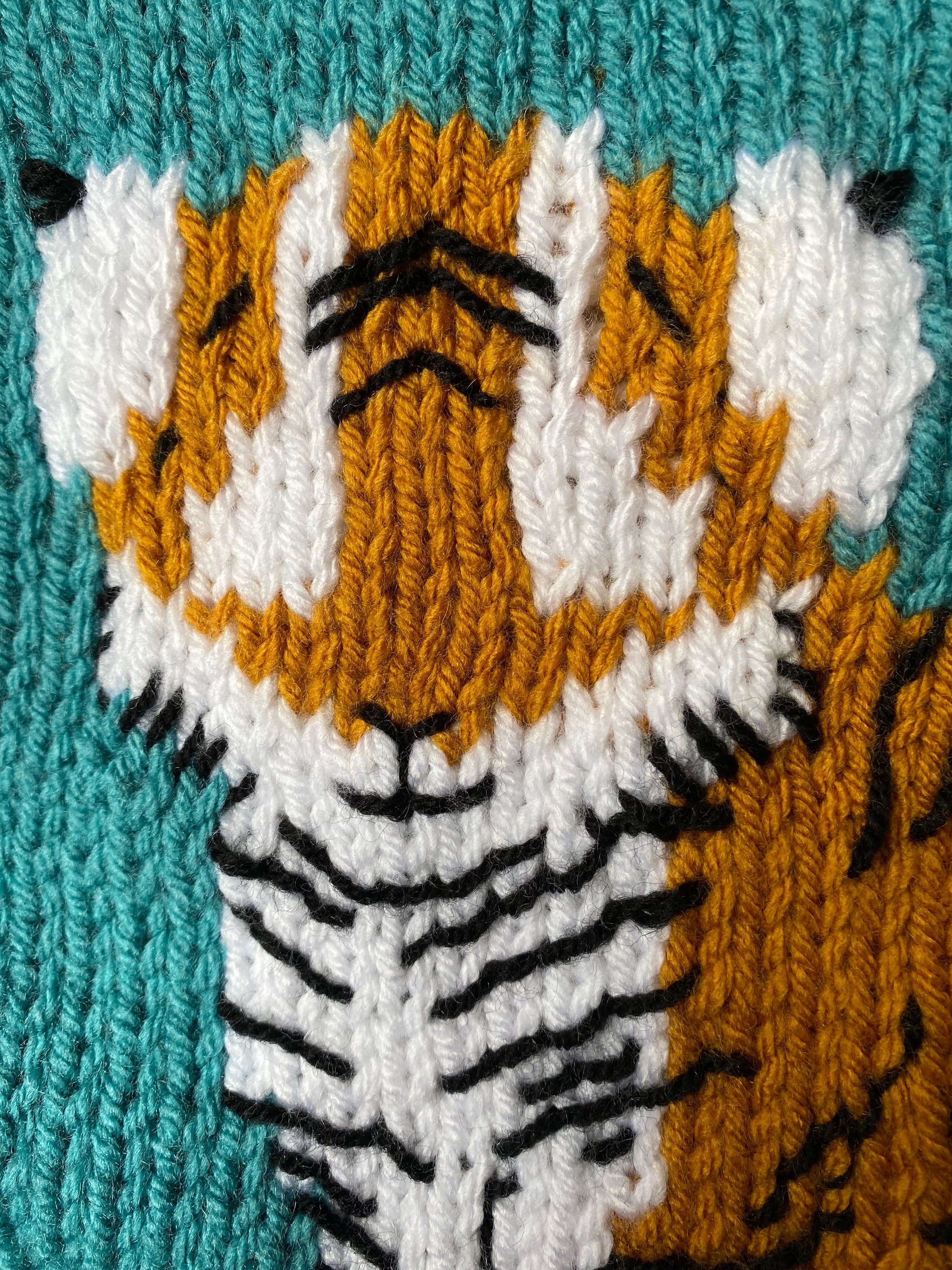 Tiger Baby Blanket Knitting Pattern. - Etsy