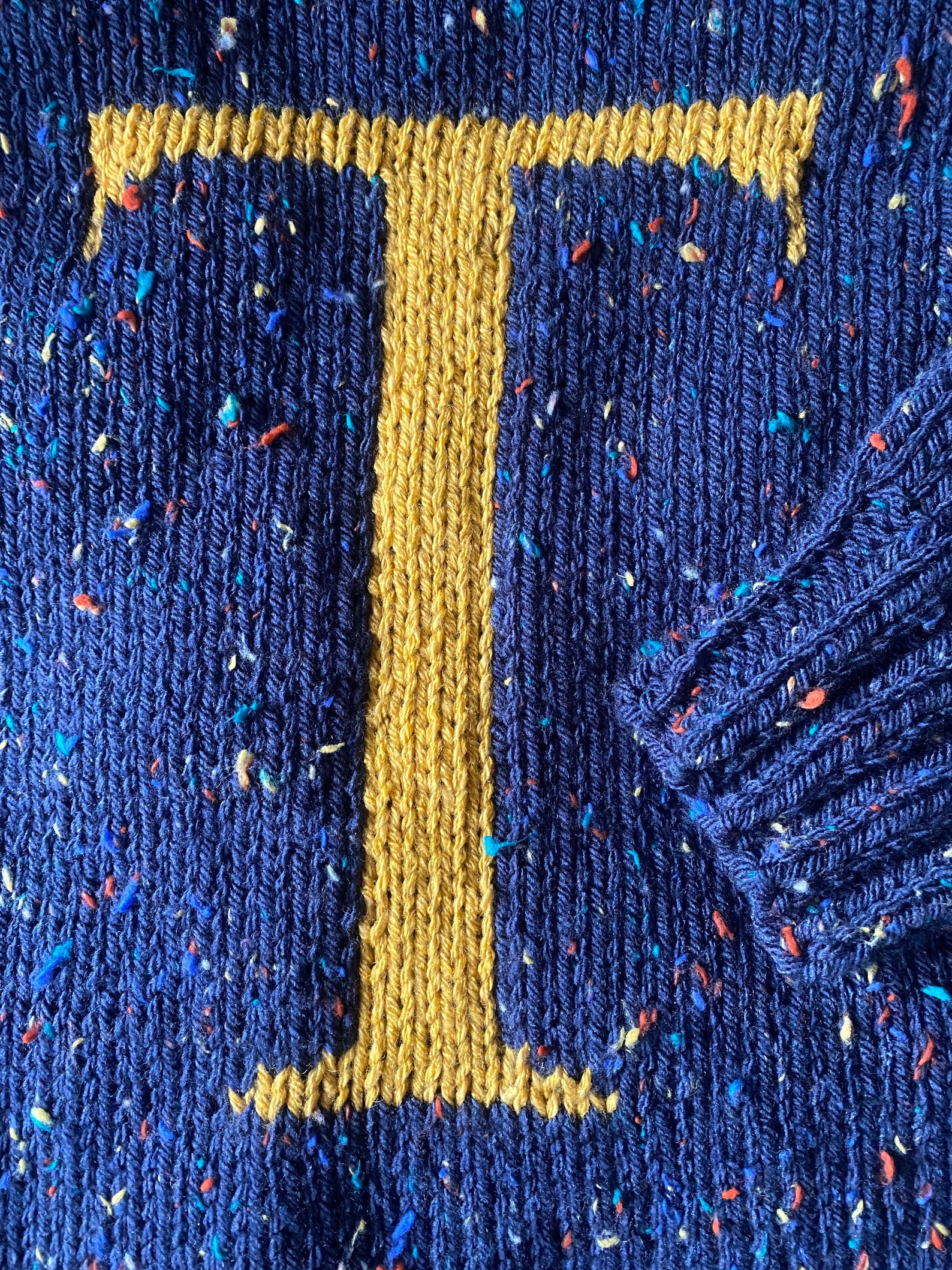 Letter T Sweater, Knitting Pattern - Etsy