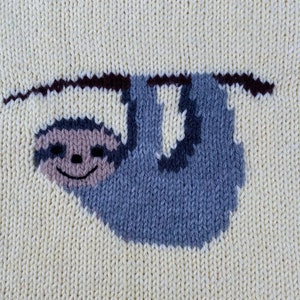 Sloth Baby Blanket, Knitting Pattern - Etsy