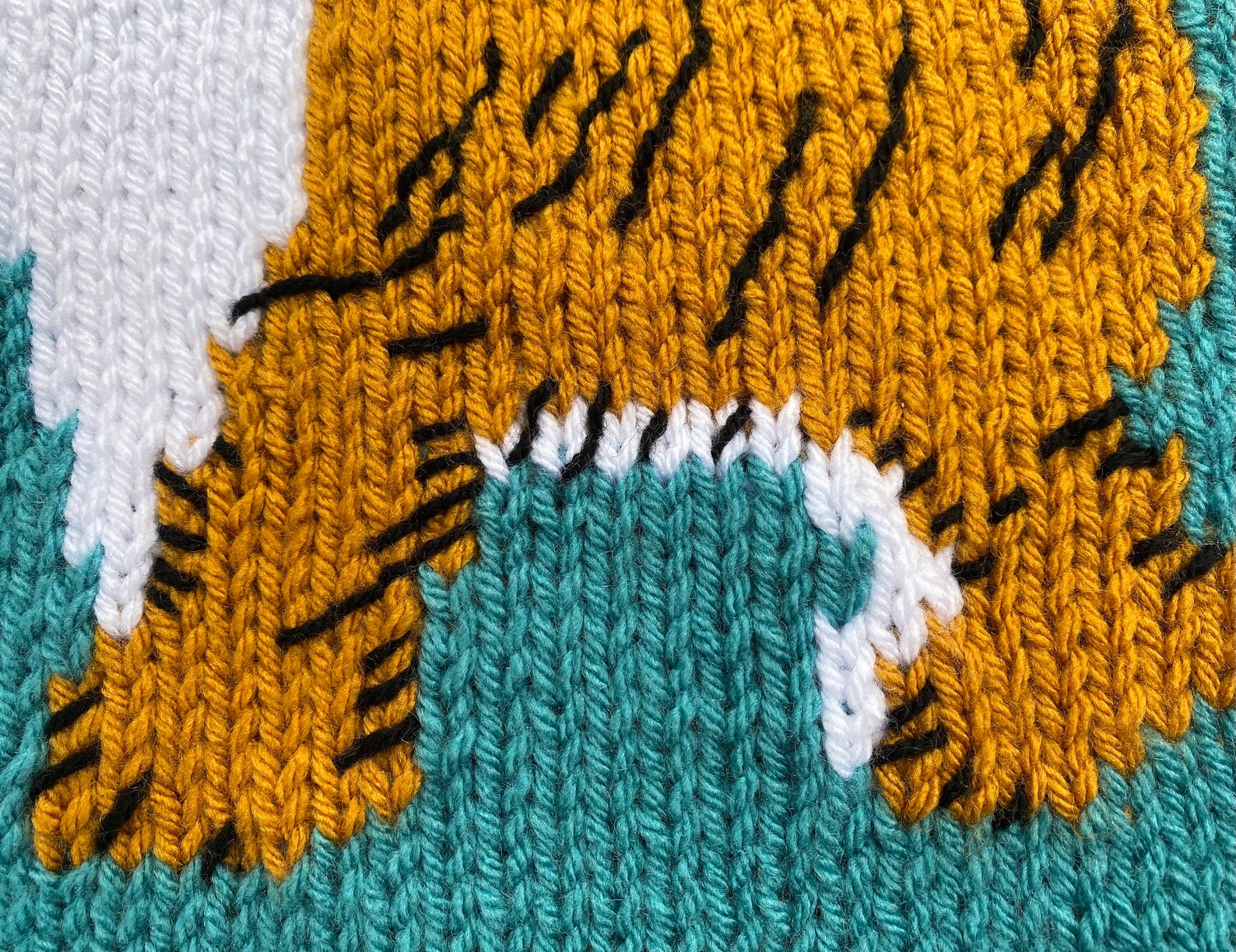 Tiger Baby Blanket Knitting Pattern. - Etsy