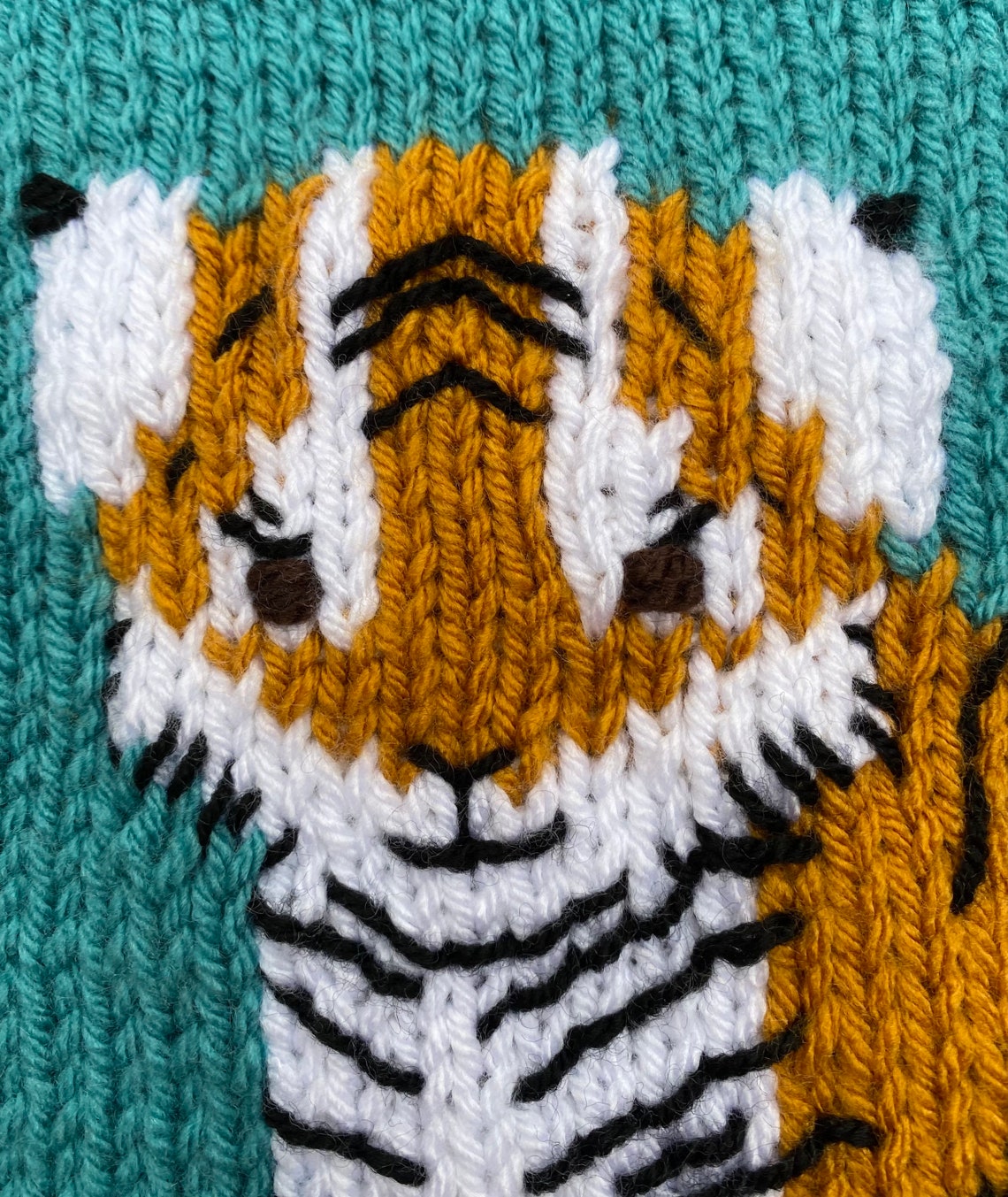 Tiger Baby Blanket Knitting Pattern. - Etsy