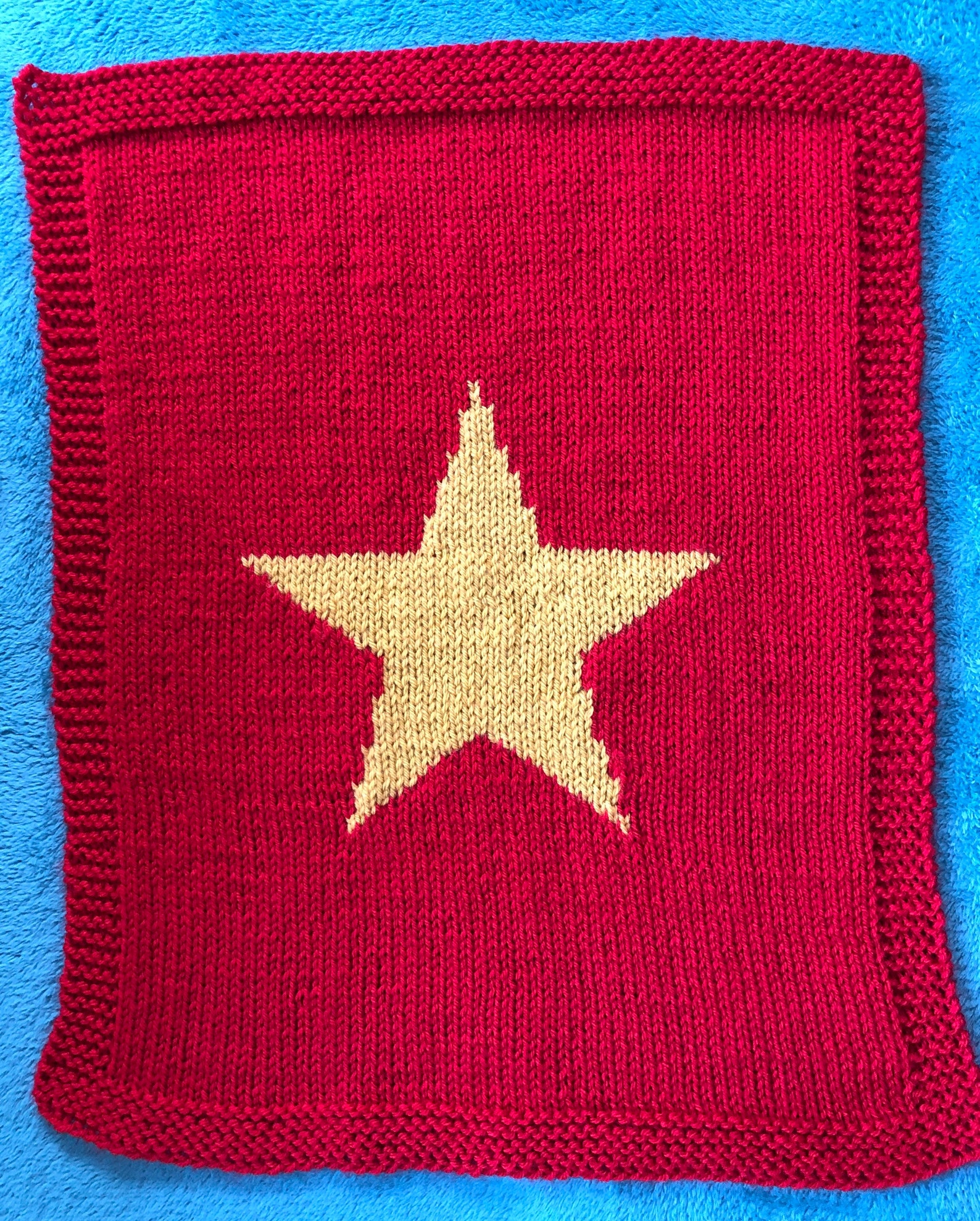 Star Baby Blanket, Knitting Pattern - Etsy