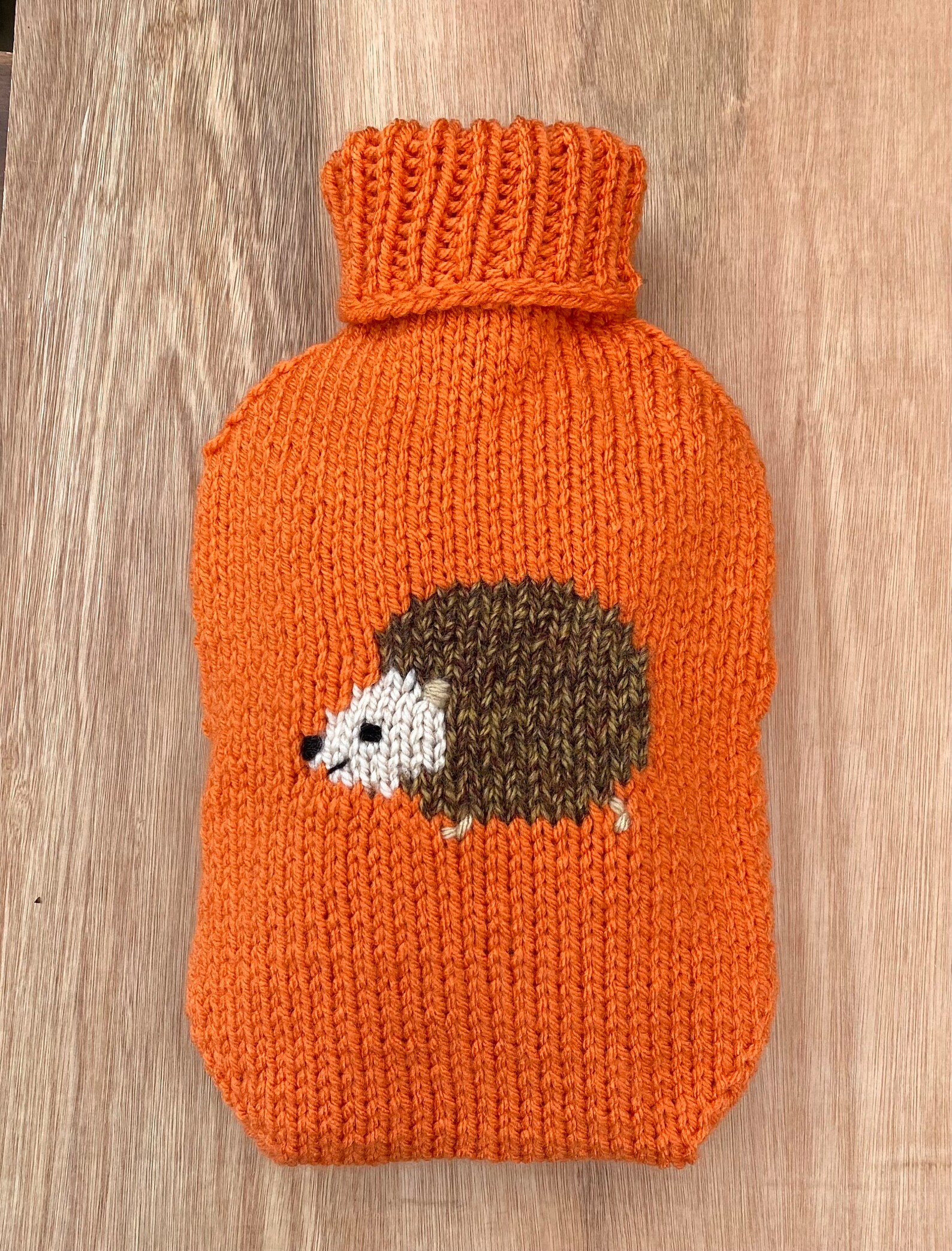 Hedgehog Hot Water Bottle Cover, Knitting Pattern - Etsy UK