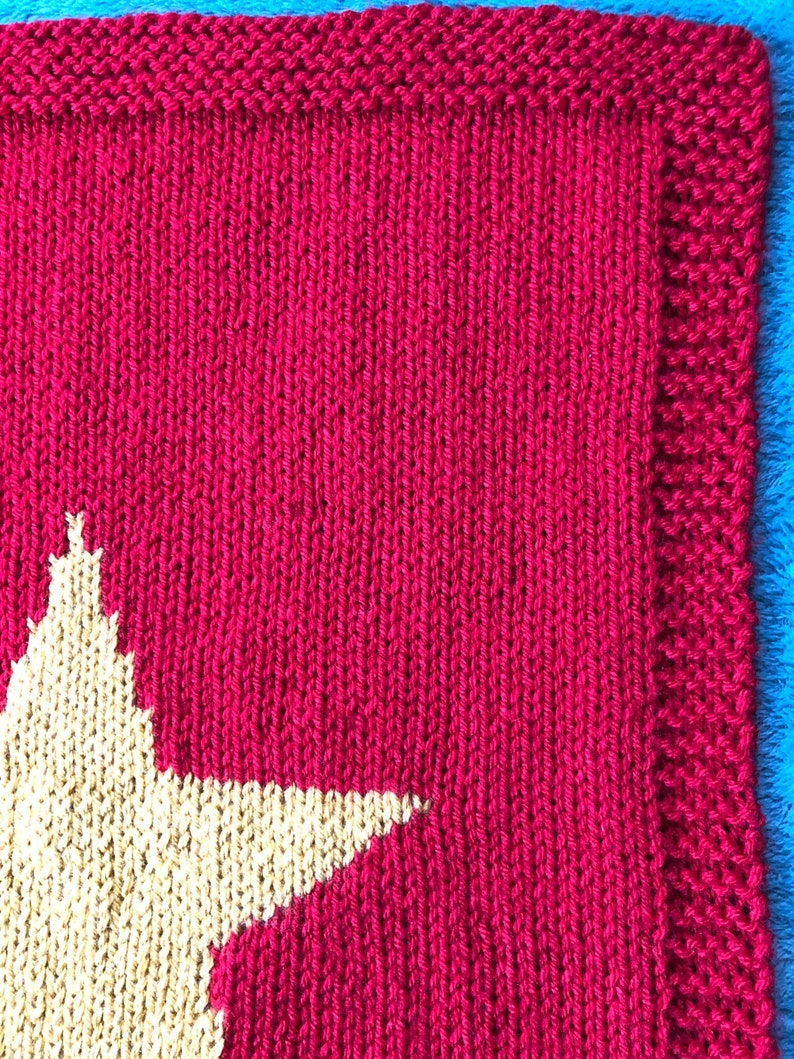 Star Baby Blanket, Knitting Pattern - Etsy