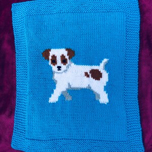 Jack Russell Baby Blanket, Knitting Pattern - Etsy