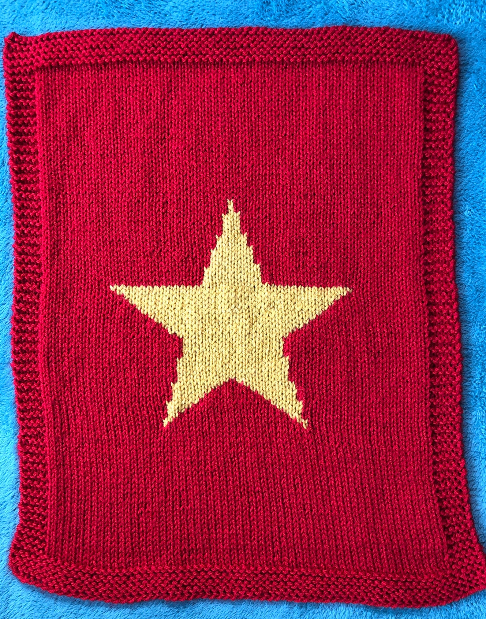 Star Baby Blanket, Knitting Pattern - Etsy