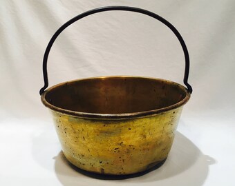 Large brass cauldron | Etsy