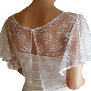 Women's Ivory Bridal Lace Over Top in Sizes 8 to 18 UK - Etsy