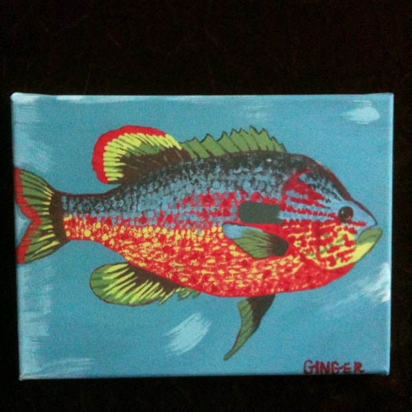 Sunfish Painting - Etsy