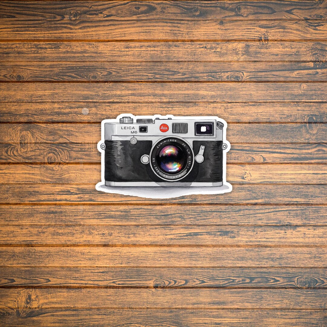 Vintage Leica M6 Camera Sticker Retro Film Photography Art Decal 871 - Etsy