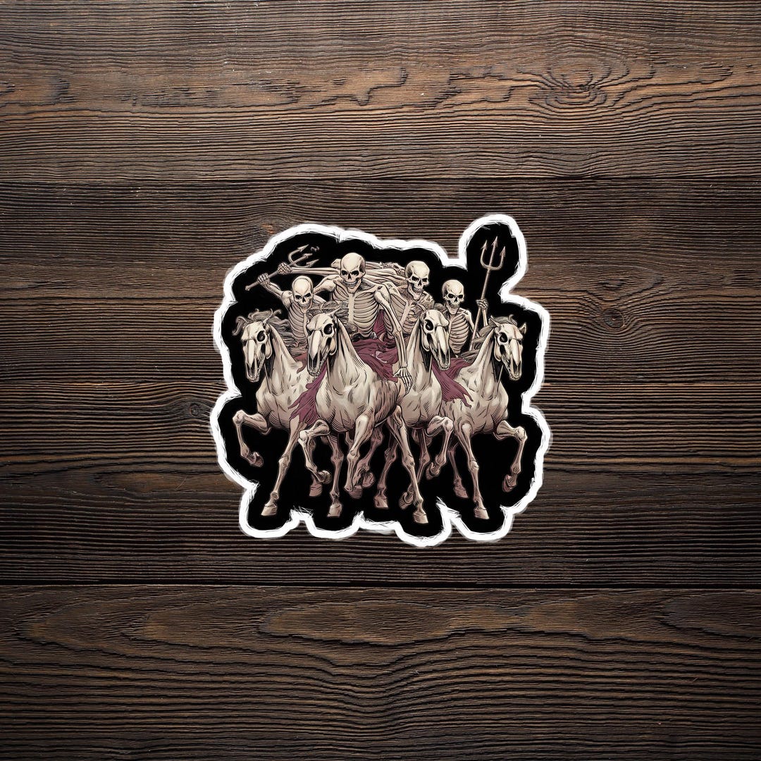 Four Horsemen of the Apocalypse Sticker Gothic Horror Vinyl Decal 2968 ...