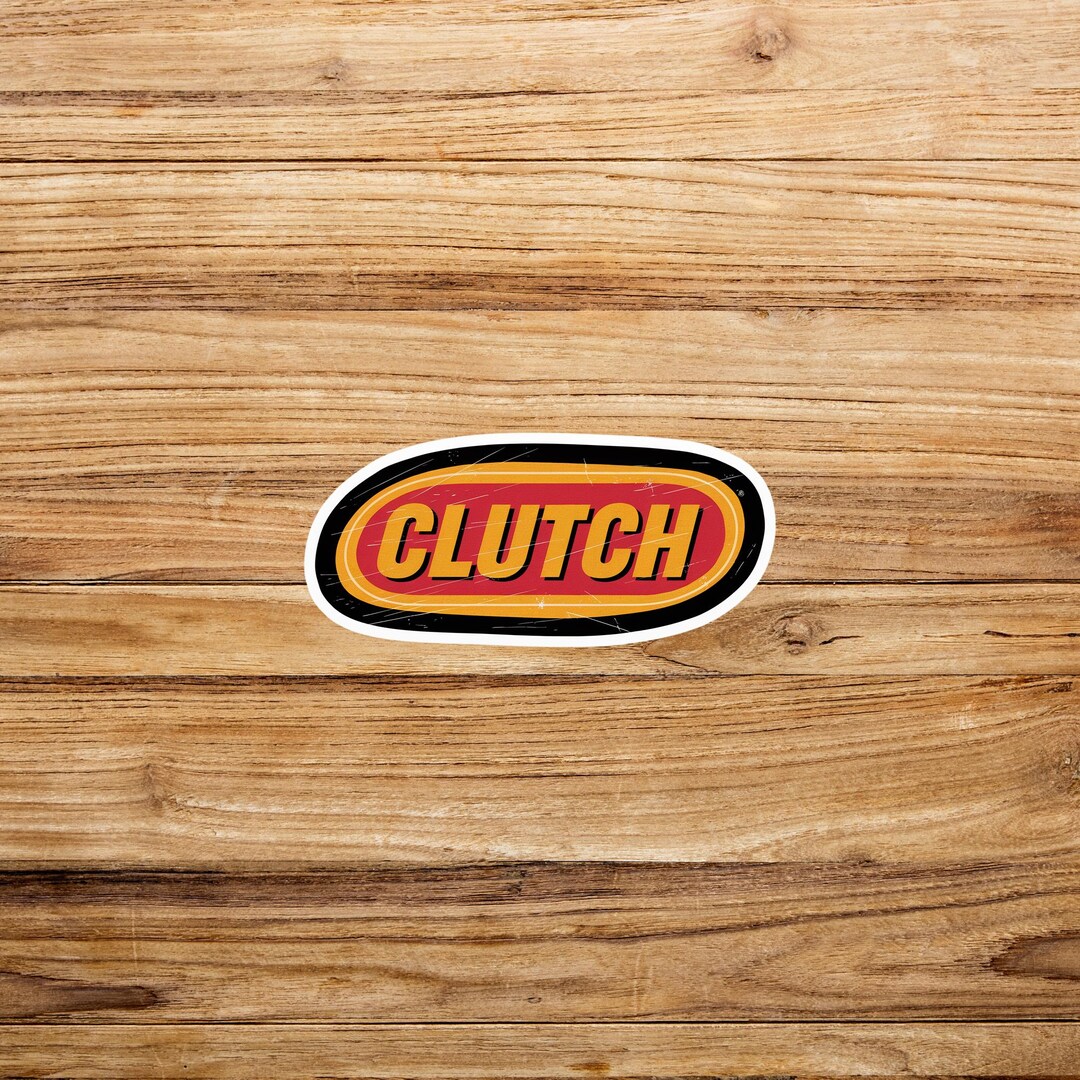 Vintage Clutch Emblem Sticker Retro Auto Decal for Car Truck Motorcycle ...