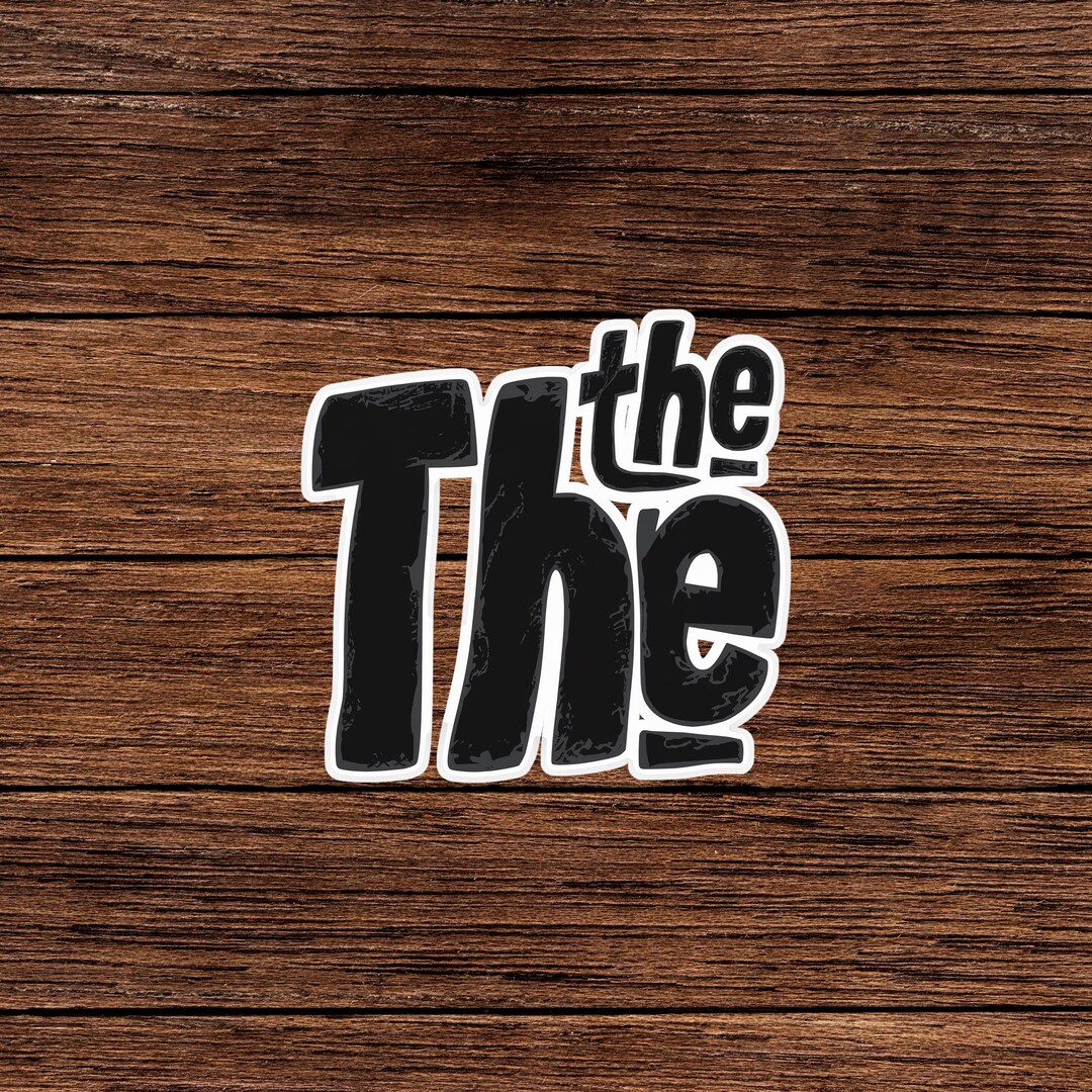 The the Band Logo Sticker Iconic Rock Band Vinyl Decal for Fans 2360 - Etsy