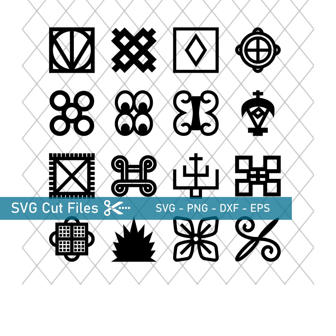 Adinkra Svg Bundle Png Bundle Dxf Bundle Image Bundle - Etsy Australia