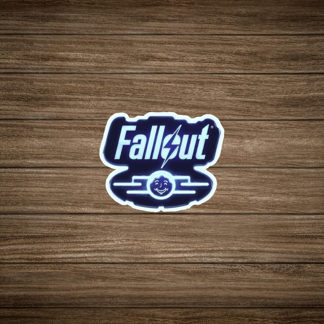 Fallout Video Game Vault Boy Neon Light Logo Sticker Decal 2797 - Etsy