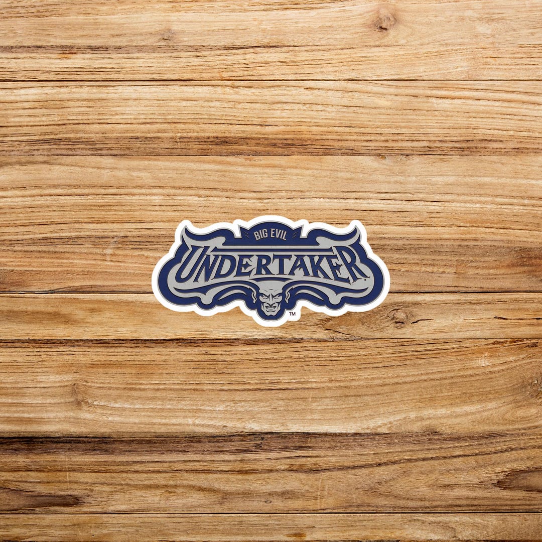 Big Evil Undertaker WWE Wrestling Sticker Vinyl Decal for Car, Laptop ...