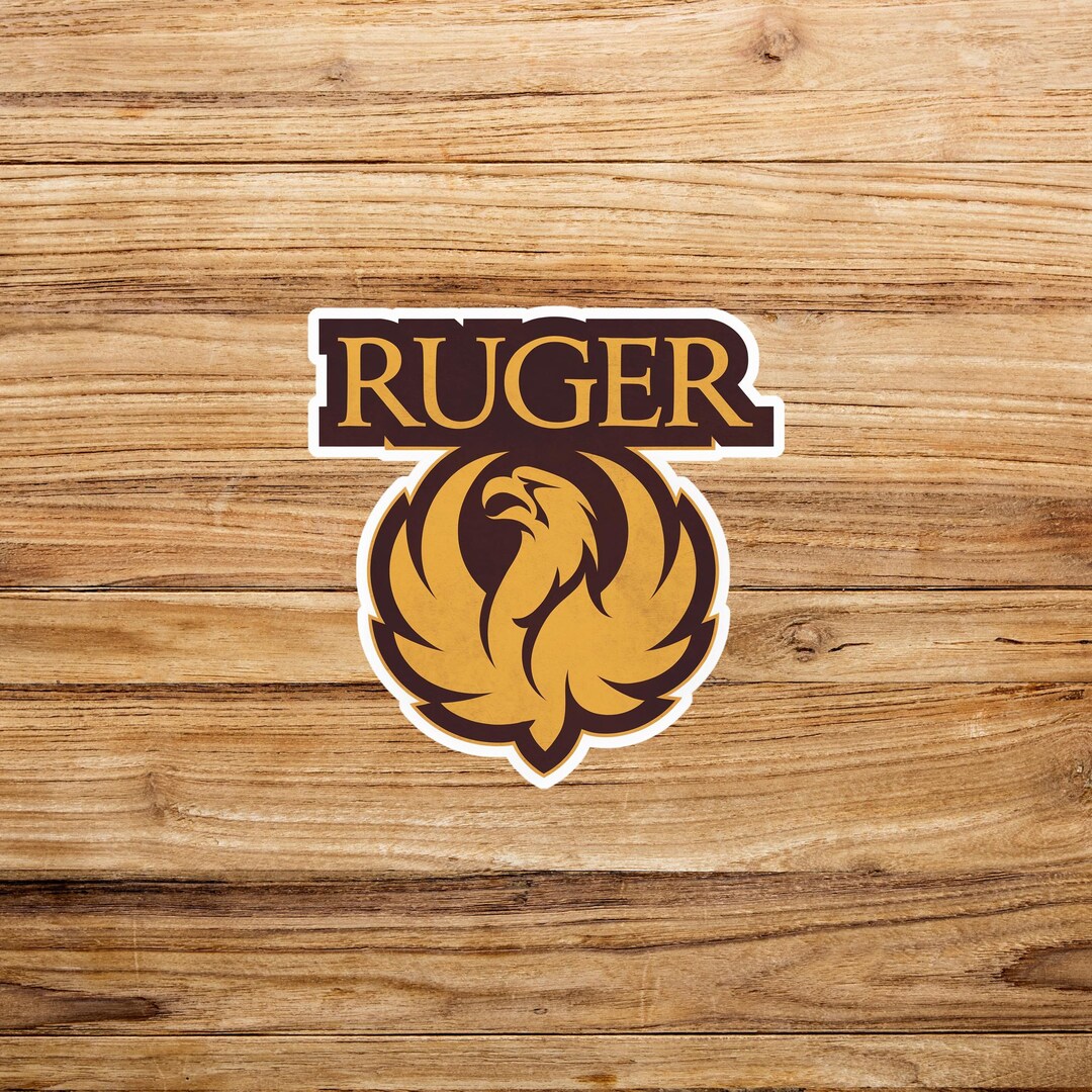Ruger Firearms Gold Eagle Logo Sticker Decal for Gun Fans & Enthusiasts ...