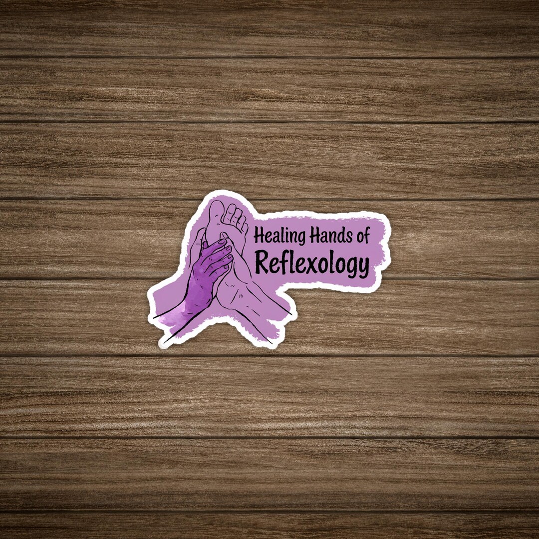 Healing Hands of Reflexology Massage Therapy Sticker Decal 290 - Etsy