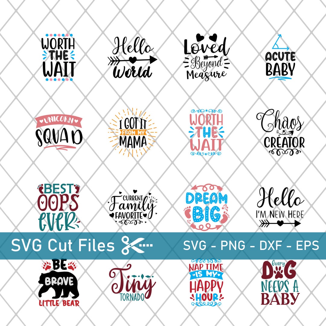 Baby Svg Bundle Baby Png Bundle Baby Dxf Bundle Baby - Etsy