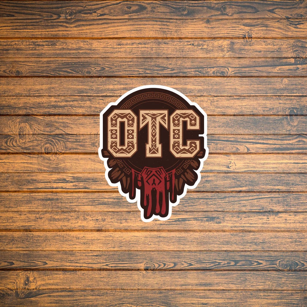 Aztec OTC Gaming Clan Logo Sticker Intricate Tribal Emblem Design 2687 ...