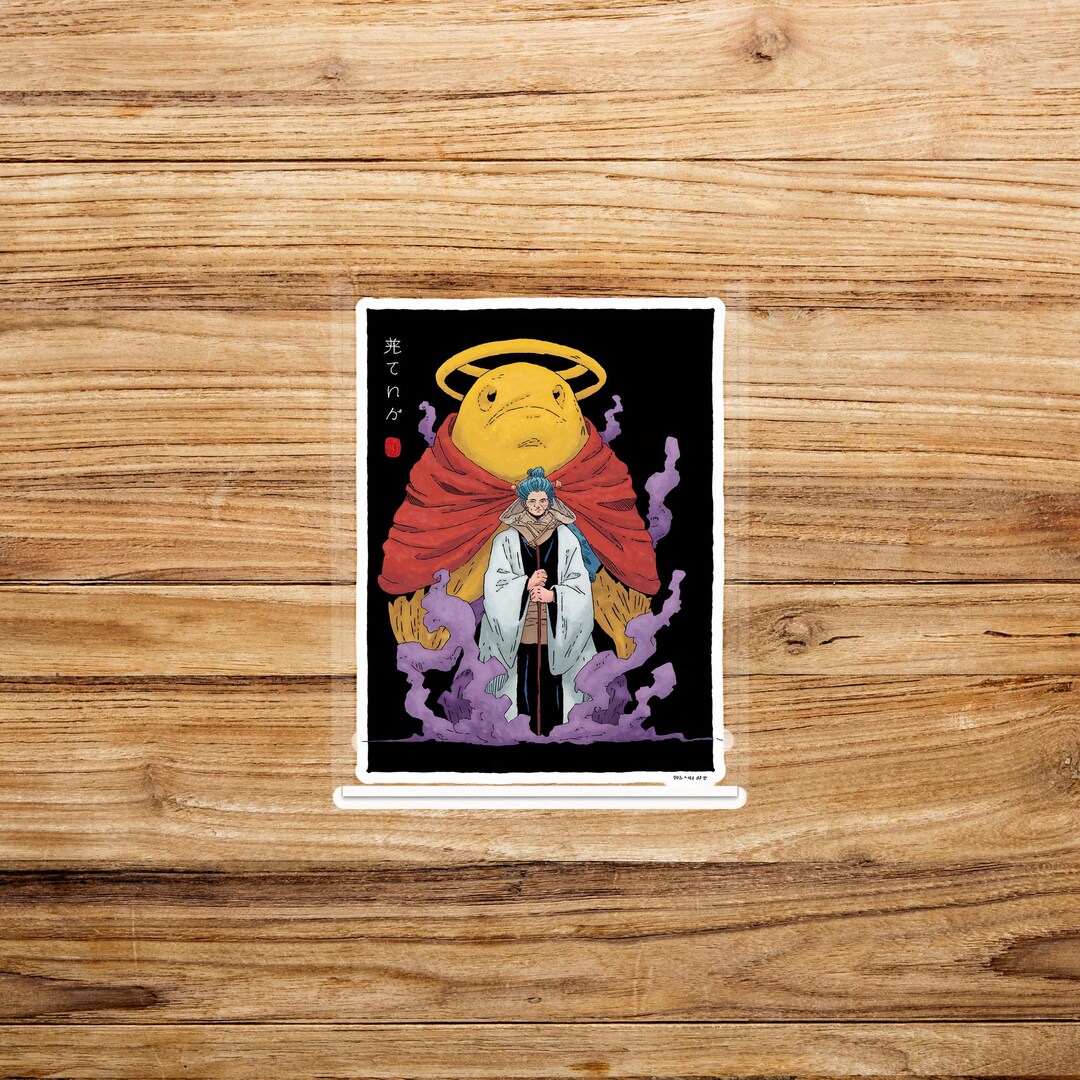 Spiritual Otherworldly Art Print Surreal Buddha With Halo & Purple ...