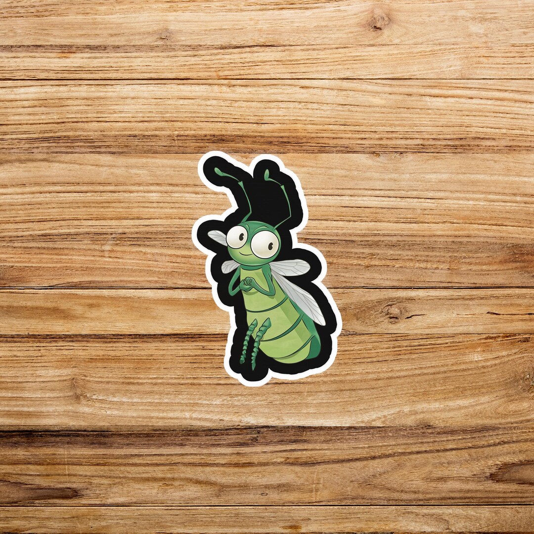 Cute Cartoon Lightning Bug Firefly Sticker Insect Nature Lover Gift ...