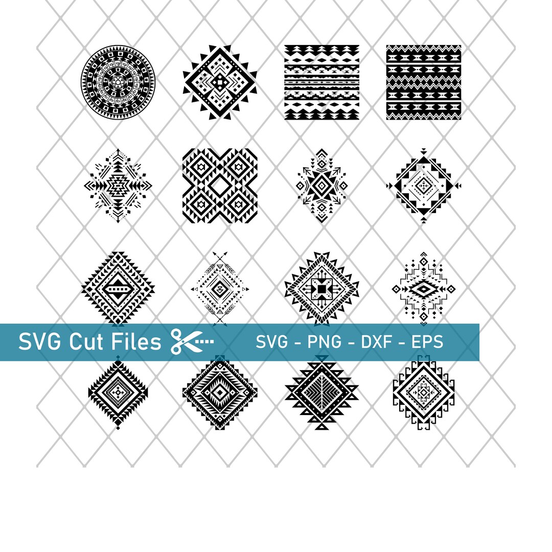 Aztec Svg Bundle Png Bundle Dxf Bundle Image Bundle - Etsy