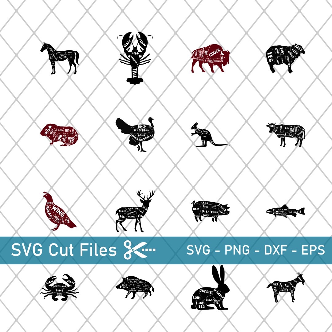 Butcher Svg Bundle Butcher Png Bundle Dxf Bundle Image - Etsy