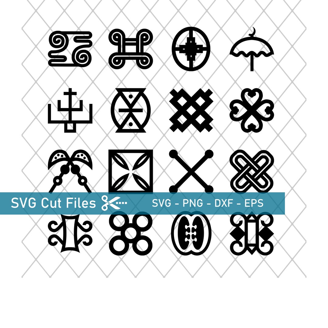 Adinkra svg Bundle png Bundle dxf Bundle Bild Bundle - Etsy.de
