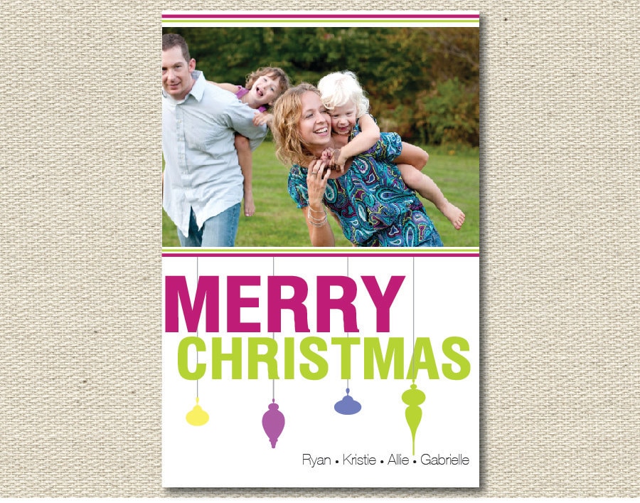Custom Photo Christmas Card Holiday Card Merry Etsy custom-photo-christmas-card-holiday-card-merry-etsy