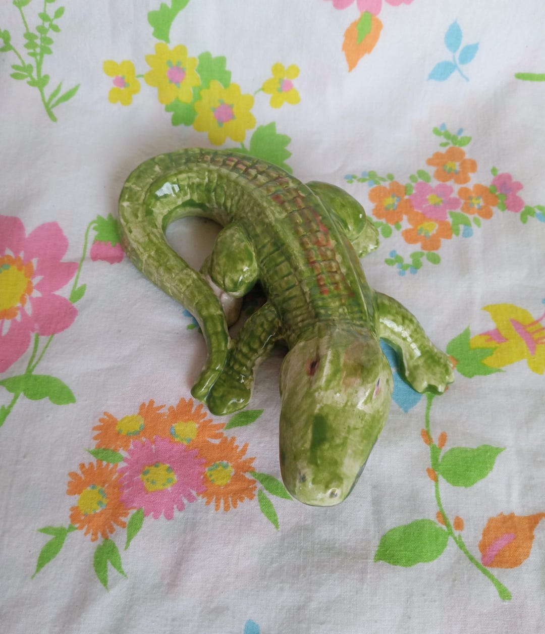 Ceramic Alligator Signed Anders, Vintage Home Decor - Etsy